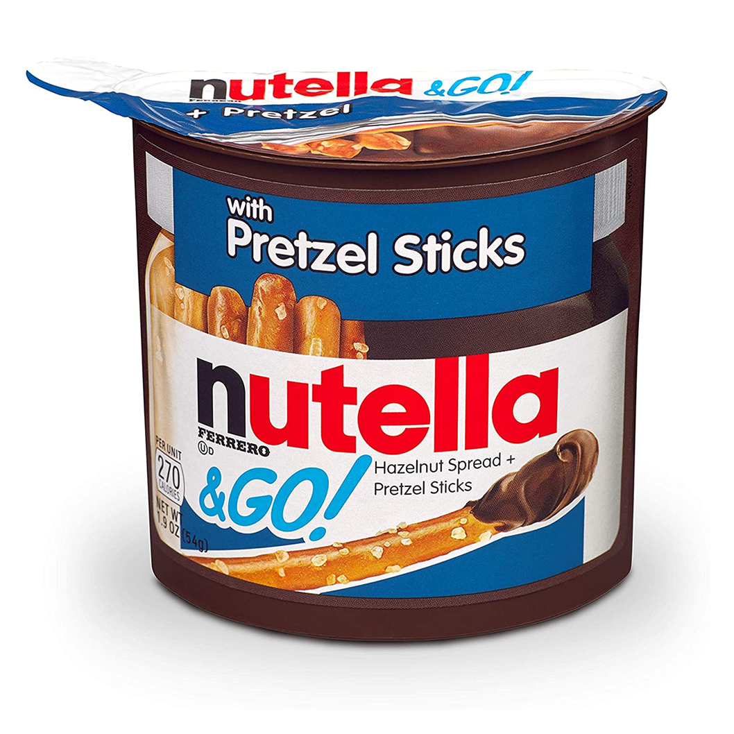 Buy now imported Nutella yummy dip and Pretzels munchbag – Munchbag
